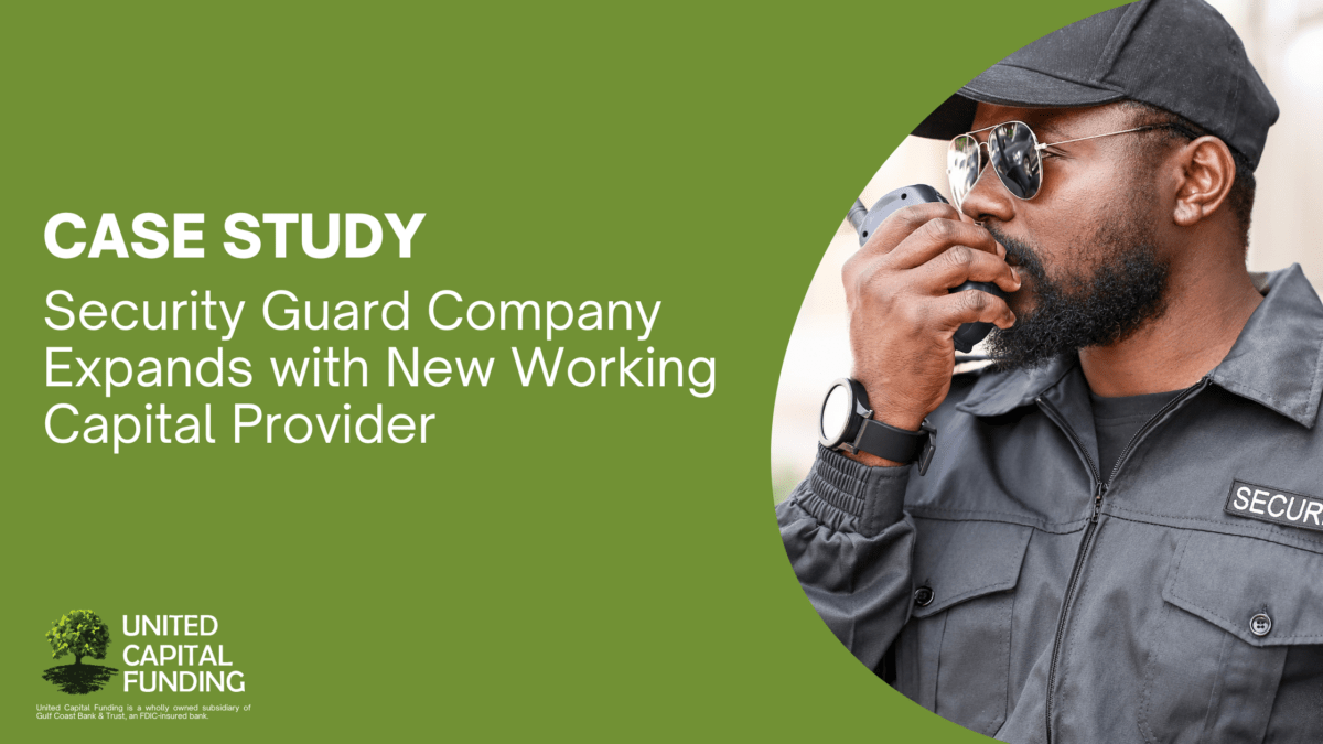 Security Guard Company Expands with New Provider | UC Funding